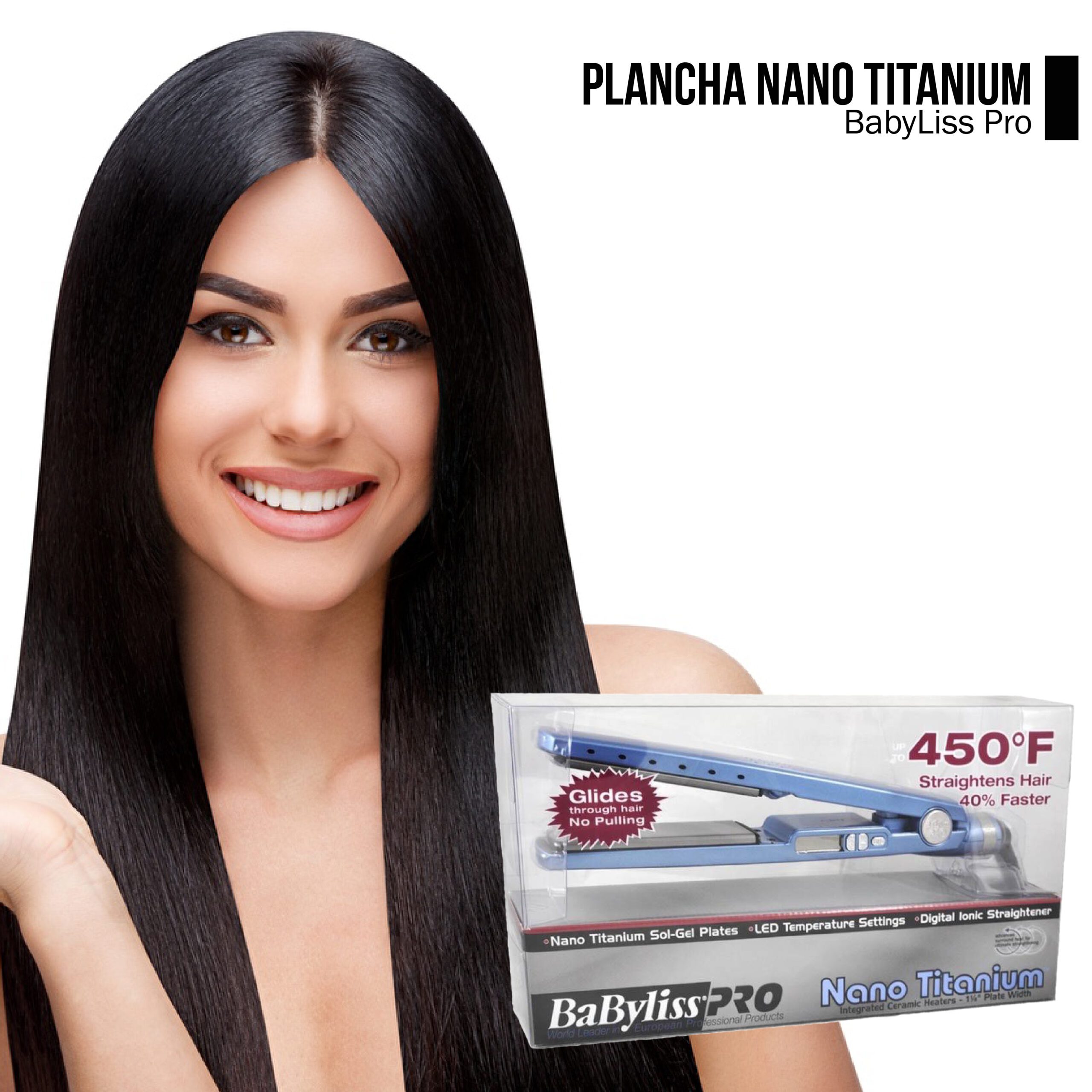 plancha babyliss pro nano titanium - Distribuidora David Granada